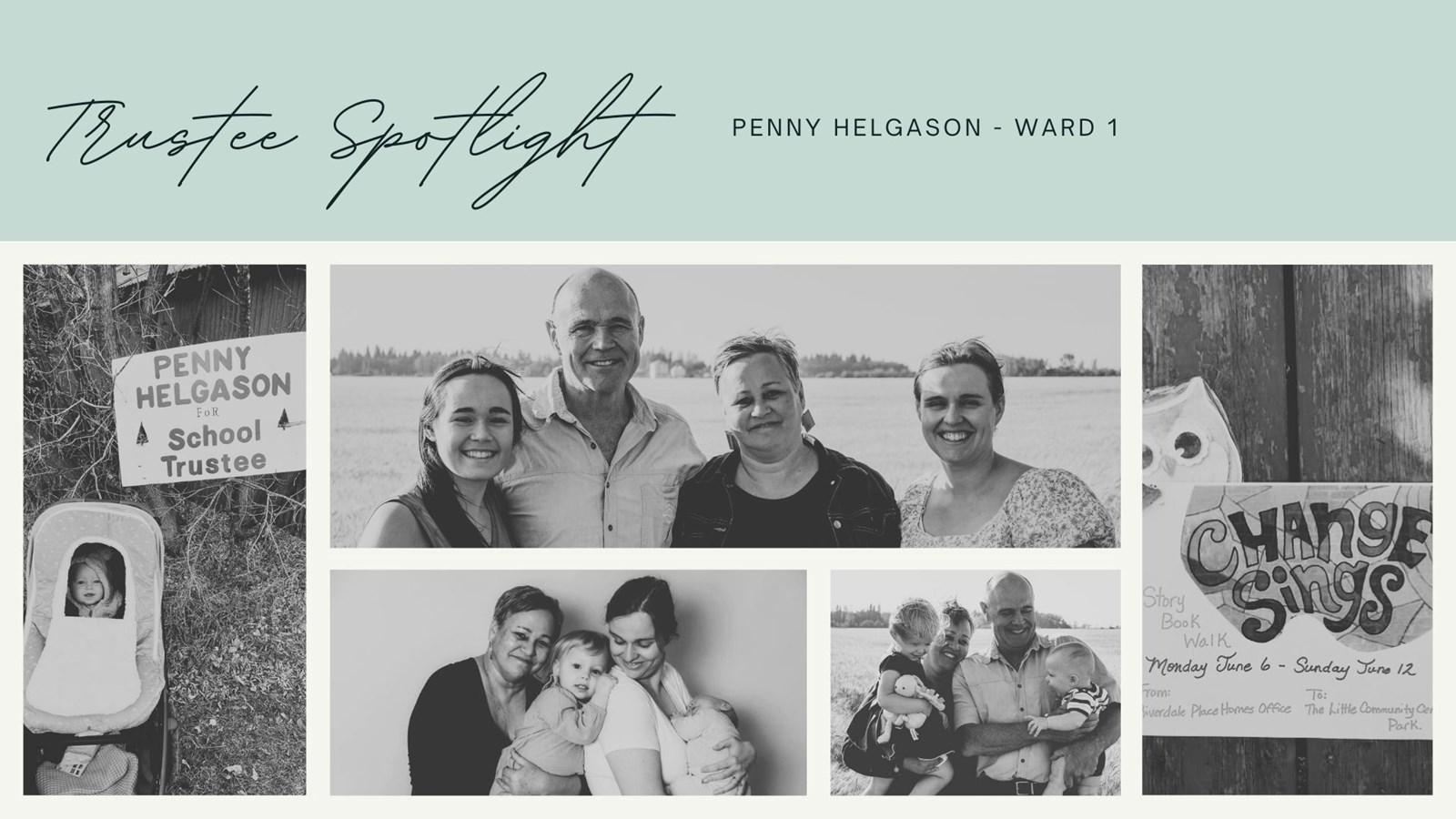 🌿 Trustee Spotlight: Penny Helgason – Ward 1